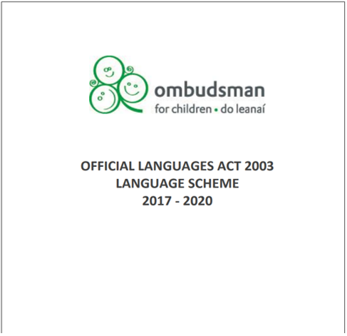 Official Languages Act 2003 Language Scheme 2017 – 2020 | Ombudsman for ...